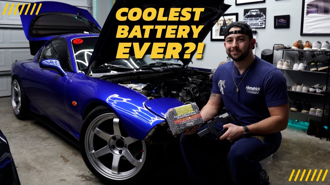Every RX7 Owner NEEDS This Hidden Rear Battery Relocation Kit! - YouTube