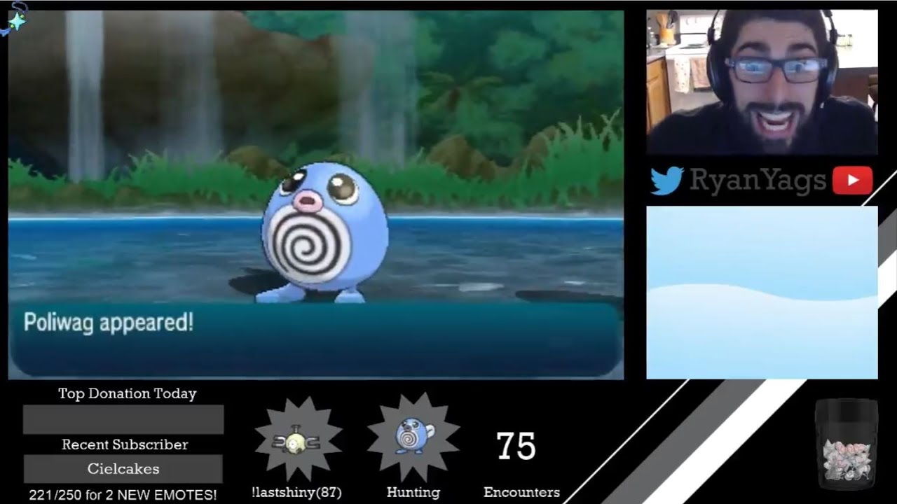 Shiny Poliwag via SOS in Pokemon Sun and Moon - YouTube