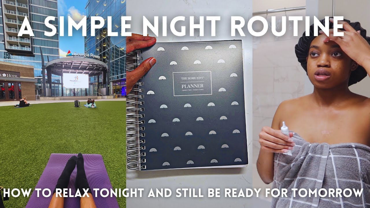A Simple and Productive Night Routine | the KEY to a stress free night ...
