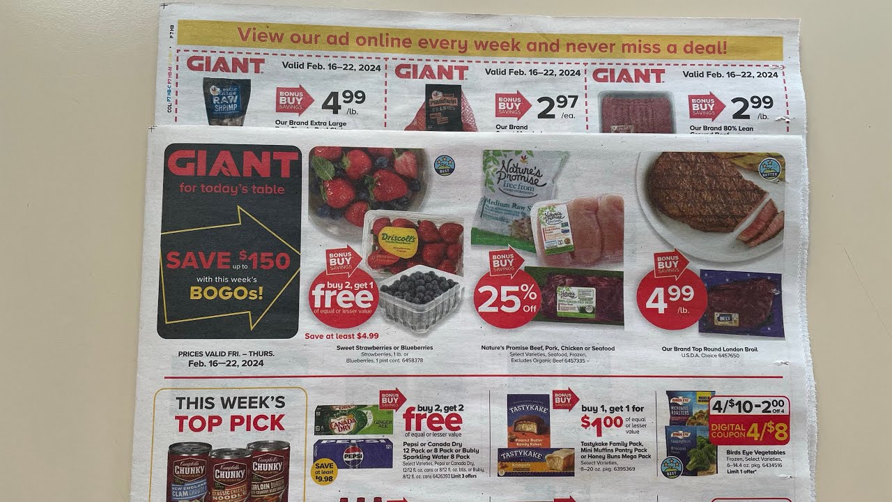 Giant Ad Preview February 16-22, 2024 - YouTube