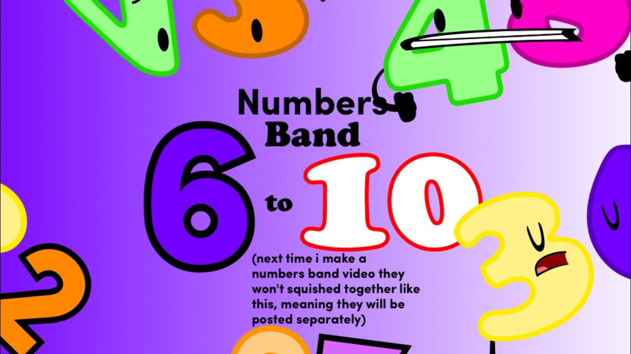 Numbers Band 6-10 - YouTube