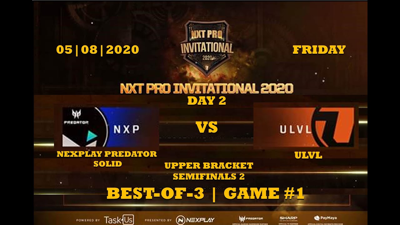 NEXPLAY PREDATOR SOLID vs ULVL | GAME #1 | NXT PRO INV 2020 - YouTube