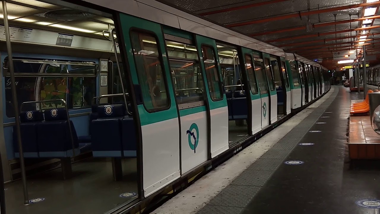 Départ d'un mf77 livrer RATP et d'un mf77 livrer IDFM à mairie d'Ivry ...