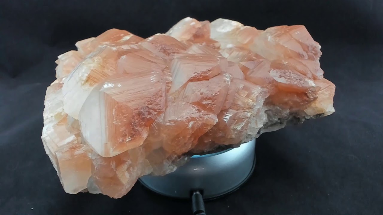 Red Calcite - China - YouTube