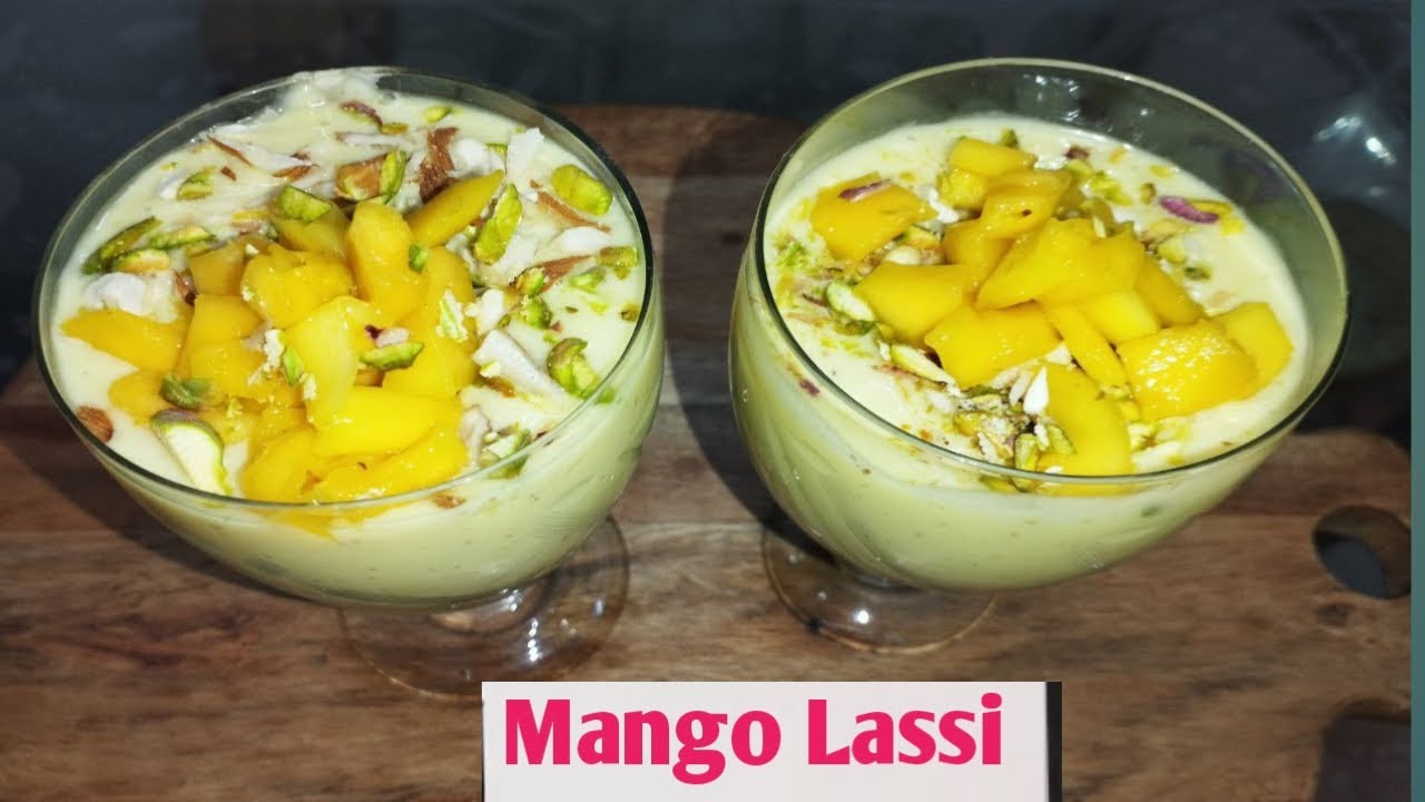 आम लस्सी | Mango Lassi Recipe | Mango Curd Lassi Recipe#kitchenfoodgems ...
