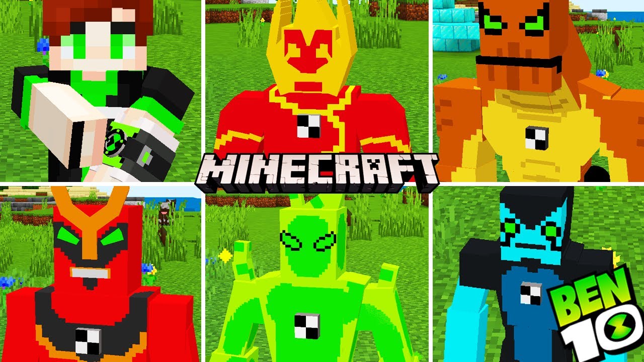 *NOVO* BEN 10 REBOOT V1.5 ADDONS/MOD COM ALIENS GOSMA, ENORMOSSAURO ...