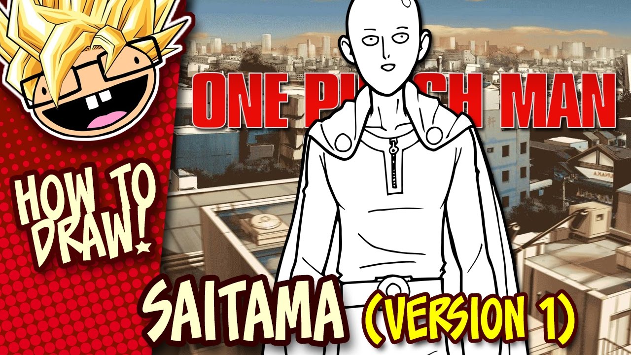 How to Draw SAITAMA (One-Punch Man) | Version 1 | Narrated Step-by-Step ...