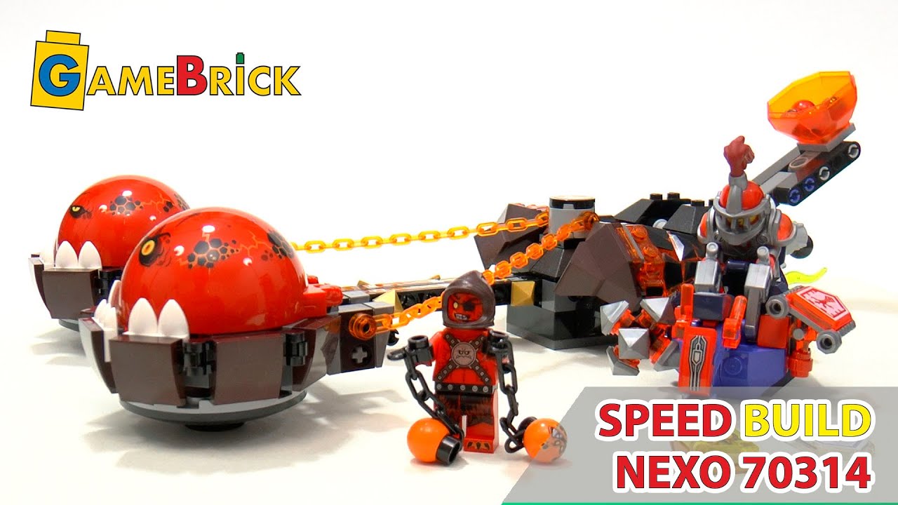LEGO NEXO KNIGHTS 70314 SPEED BUILD REVIEW BEAST MASTER'S CHAOS CHARIOT ...