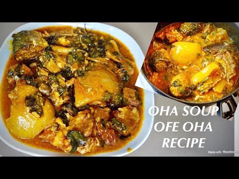 Oatmeal Cow Head Oha Soup. Simple Delicious Recipe |Nigeria Food Recipe ...