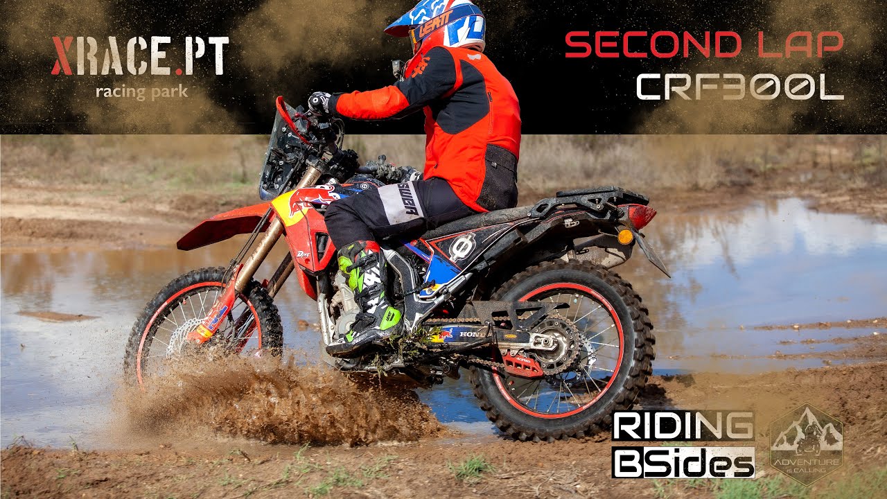 XRACE 2023: Second lap on a Honda CRF300L. - YouTube