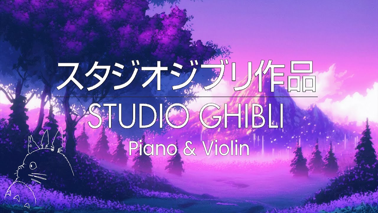 1 hour of Studio Ghibli Piano/Violin | Study, Soothing, Relax - YouTube