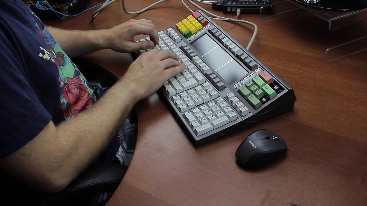 Typing Demo XL - Cherry MX Clear (Weytec MK06 keyboard) (ASMR) - YouTube