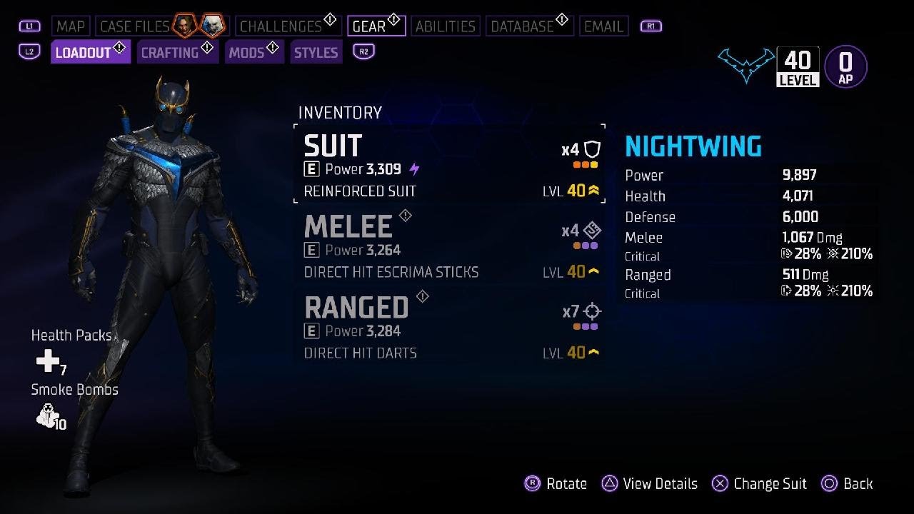 UNDEAD Talon Nightwing build takes no damage from highest level enemies ...
