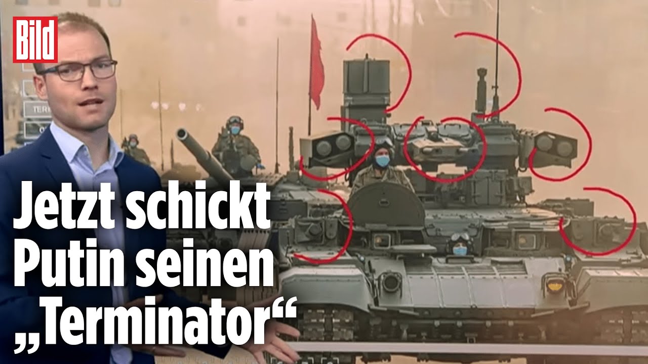 Putin schickt experimentellen „BMPT“-Panzer in die Ukraine | BILD ...