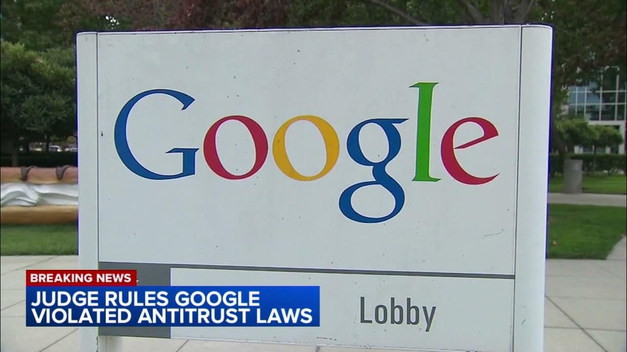 Google illegally maintains monopoly over internet search, judge rules - YouTube