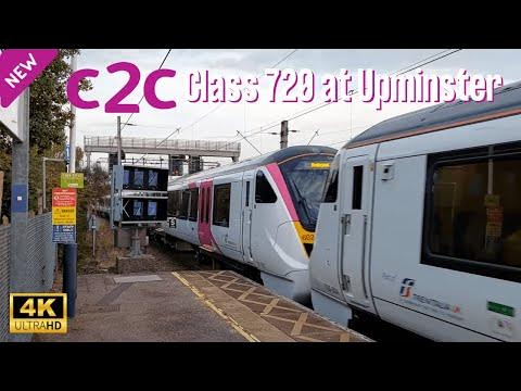 C2C Class 720 departs from Upminster (10th October 2023) - YouTube