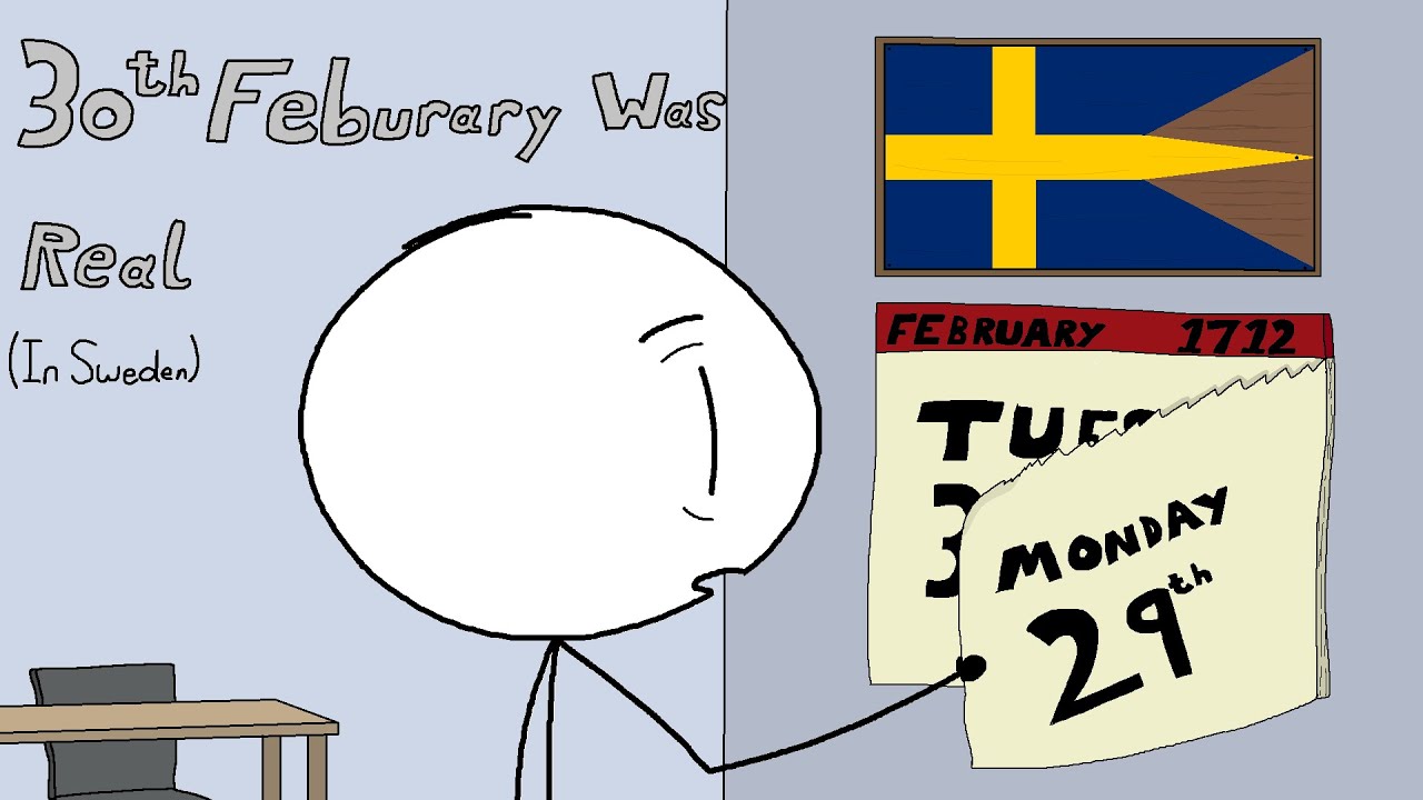 The Time Sweden Had 30 Days in February - YouTube