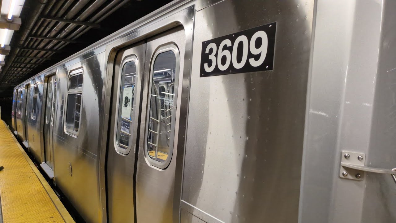 NYC Subway: New R211As 3605-3609 Being Transferred to Pitkin Yard for ...