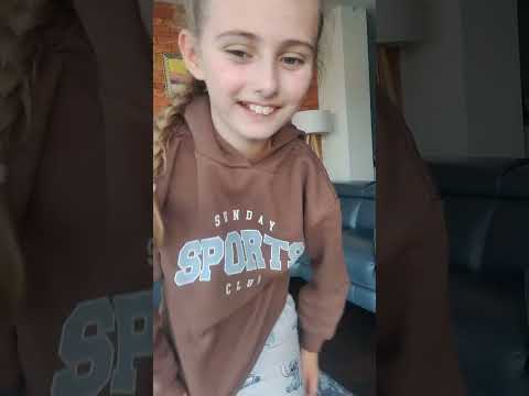 Let's do gymnastics for me outside in my garden in a hoodie