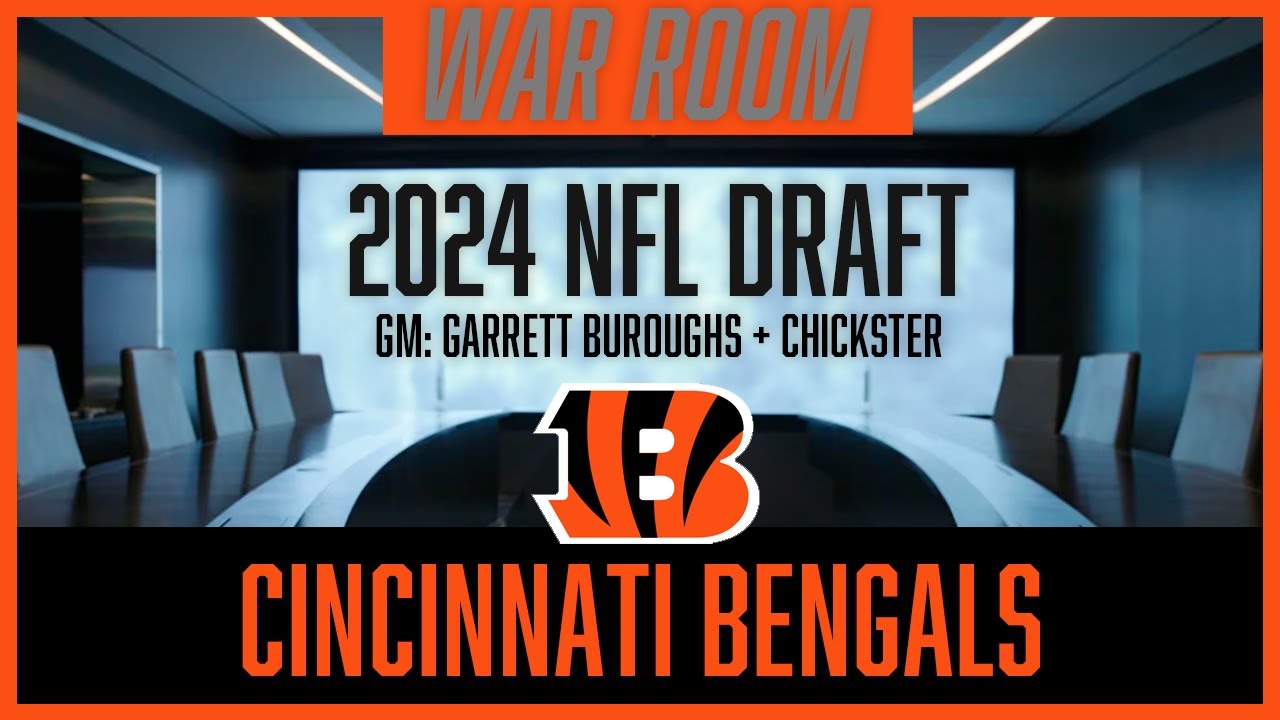 Draft Busters 2024 NFL Draft War Room: Cincinnati Bengals - YouTube