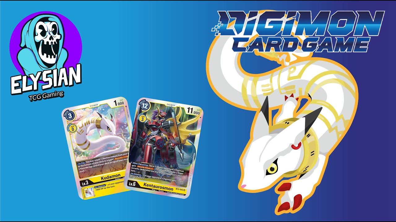 Digimon TCG Kentaurosmon Deck Profile - YouTube