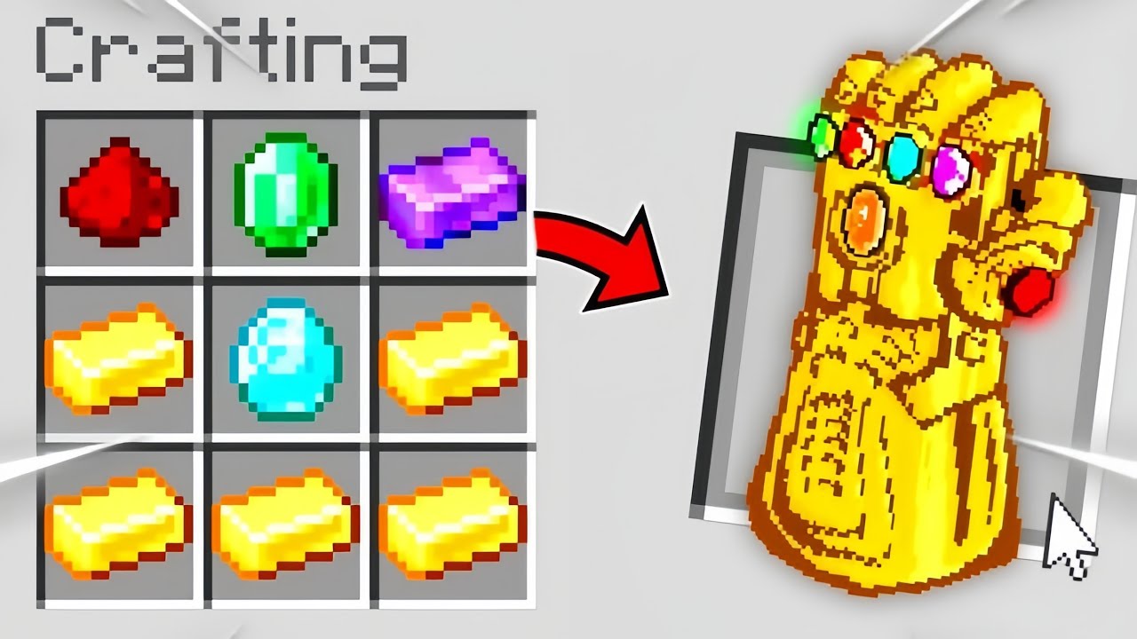Minecraft But I Can Craft REALISTIC ITEMS - YouTube