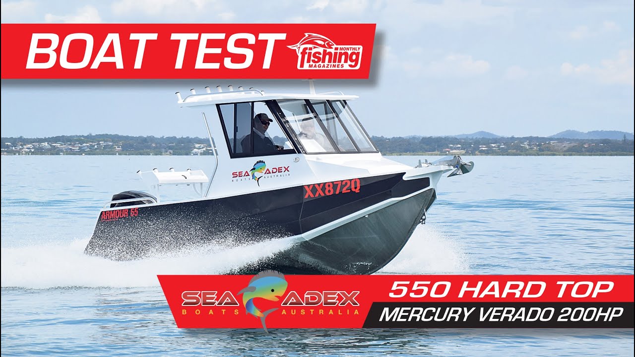 Tested | SeaAdex 550 HT with Mercury Verado 200 HP - YouTube