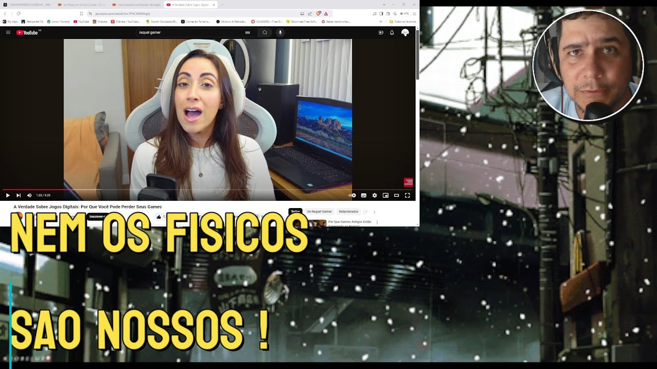 Reagindo ao Video Sobre Jogos Digitais da Raquel Gamer - YouTube