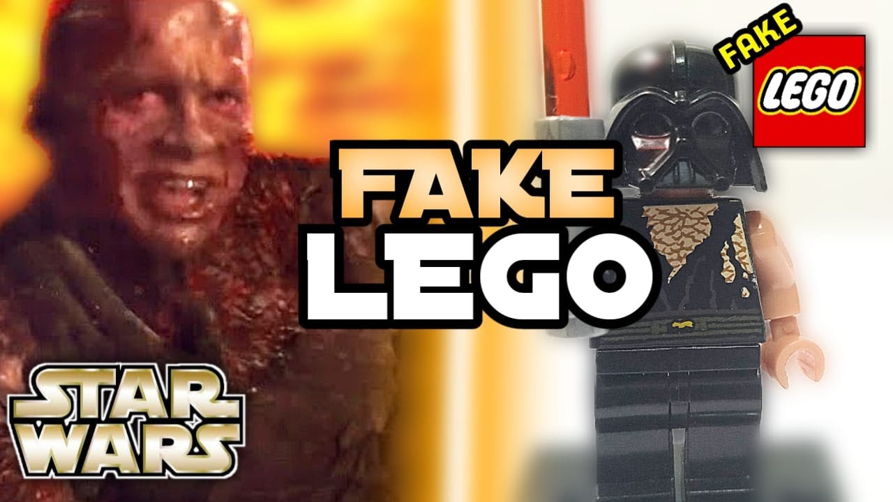 Darkside Anakin Skywalker (Darth Vader) LEGO Star Wars Fake Minifigure ...