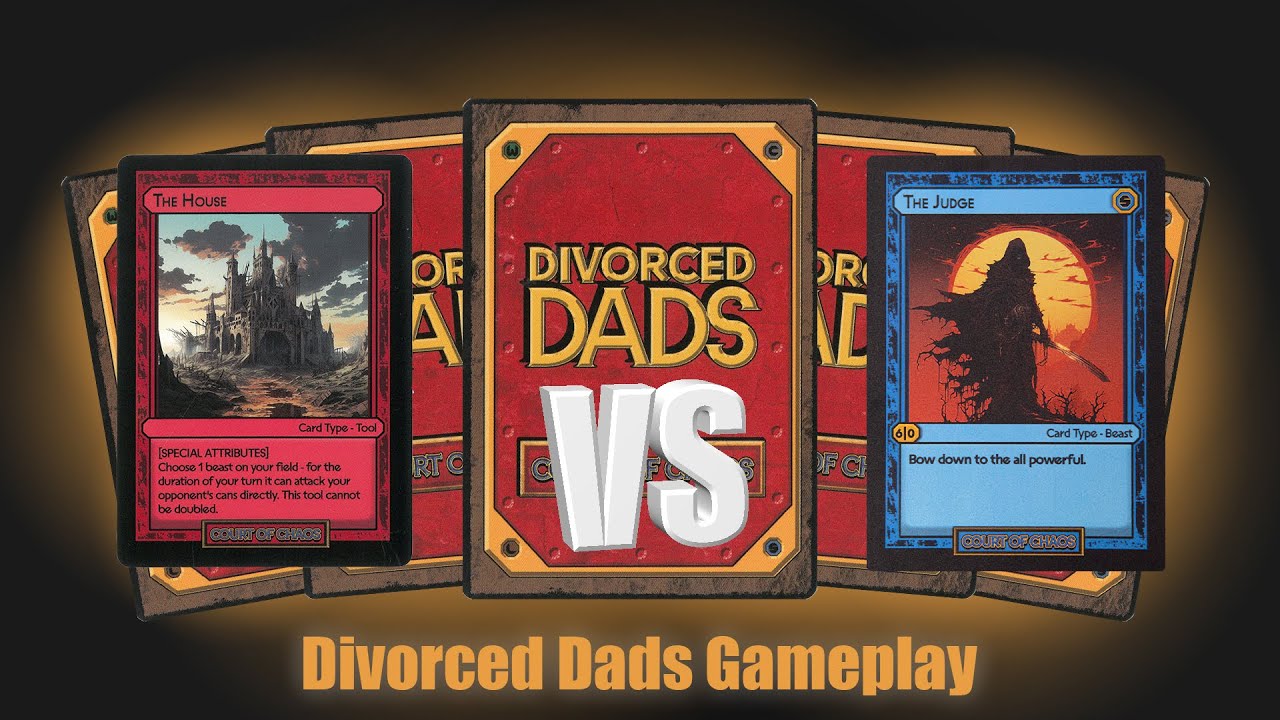 From Exes to Excellence: Divorced Dads Card Game Gameplay - YouTube