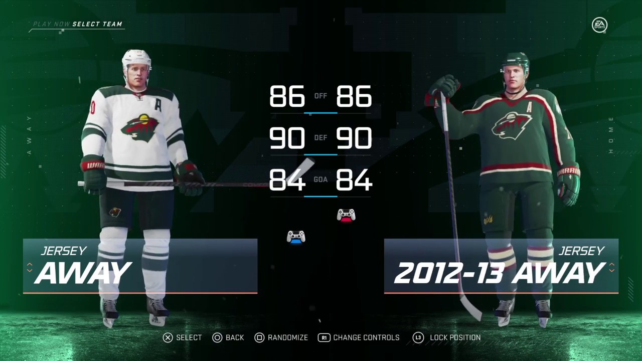 NHL 20 - Minnesota Wild Uniforms - All Franchise History Uniforms Teams ...
