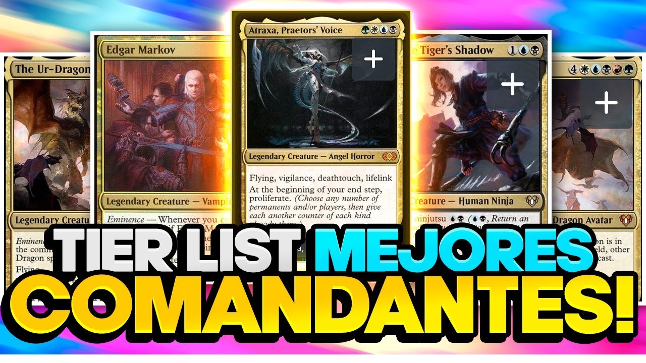 TIER LIST DE MEJORES COMMANDERS 2024 - YouTube