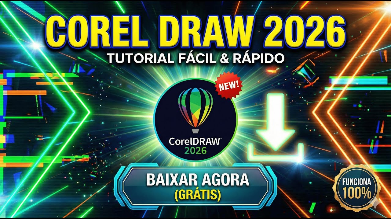 Como Baixar o CorelDRAW 2026 Grátis (Passo a Passo) - YouTube