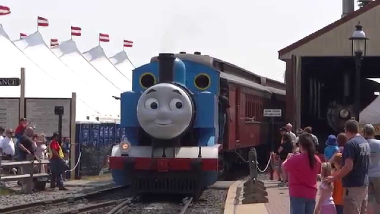 Thomas The Tank Steam Engine In Strasburg Station - YouTube