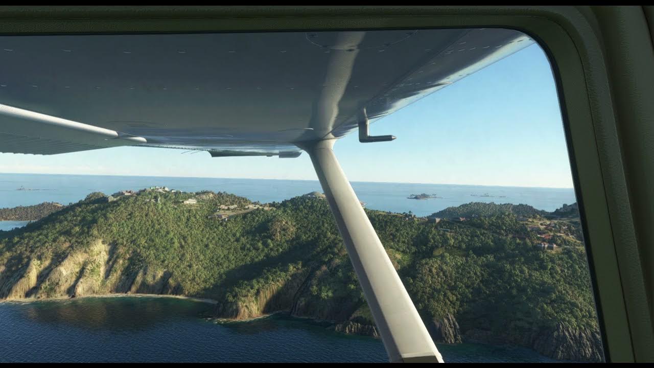 FS2020 landing at Saint Barthelemy Island - YouTube