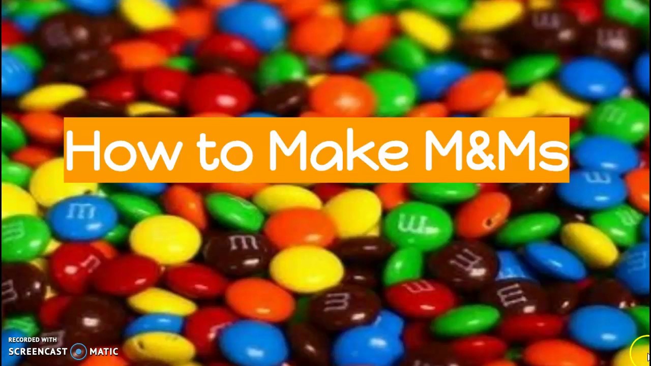 How to Make M&Ms - YouTube