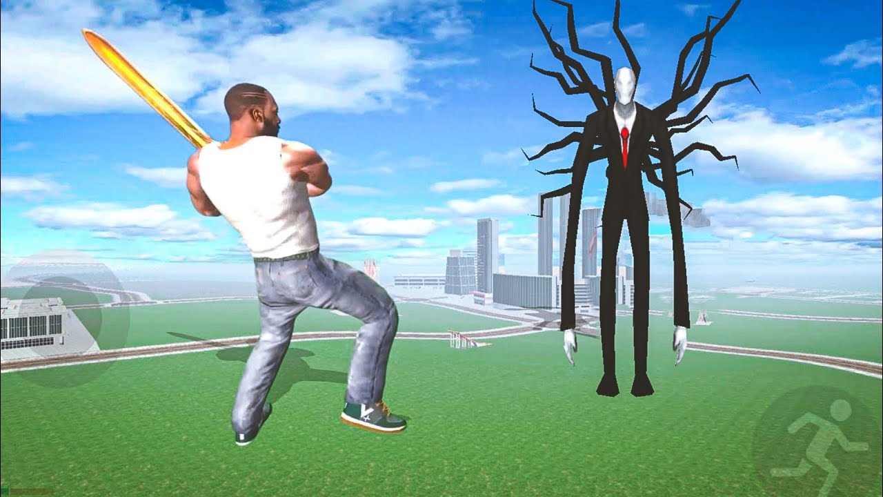 Franklin fight Slender man in Indian bike driving 3d game - YouTube