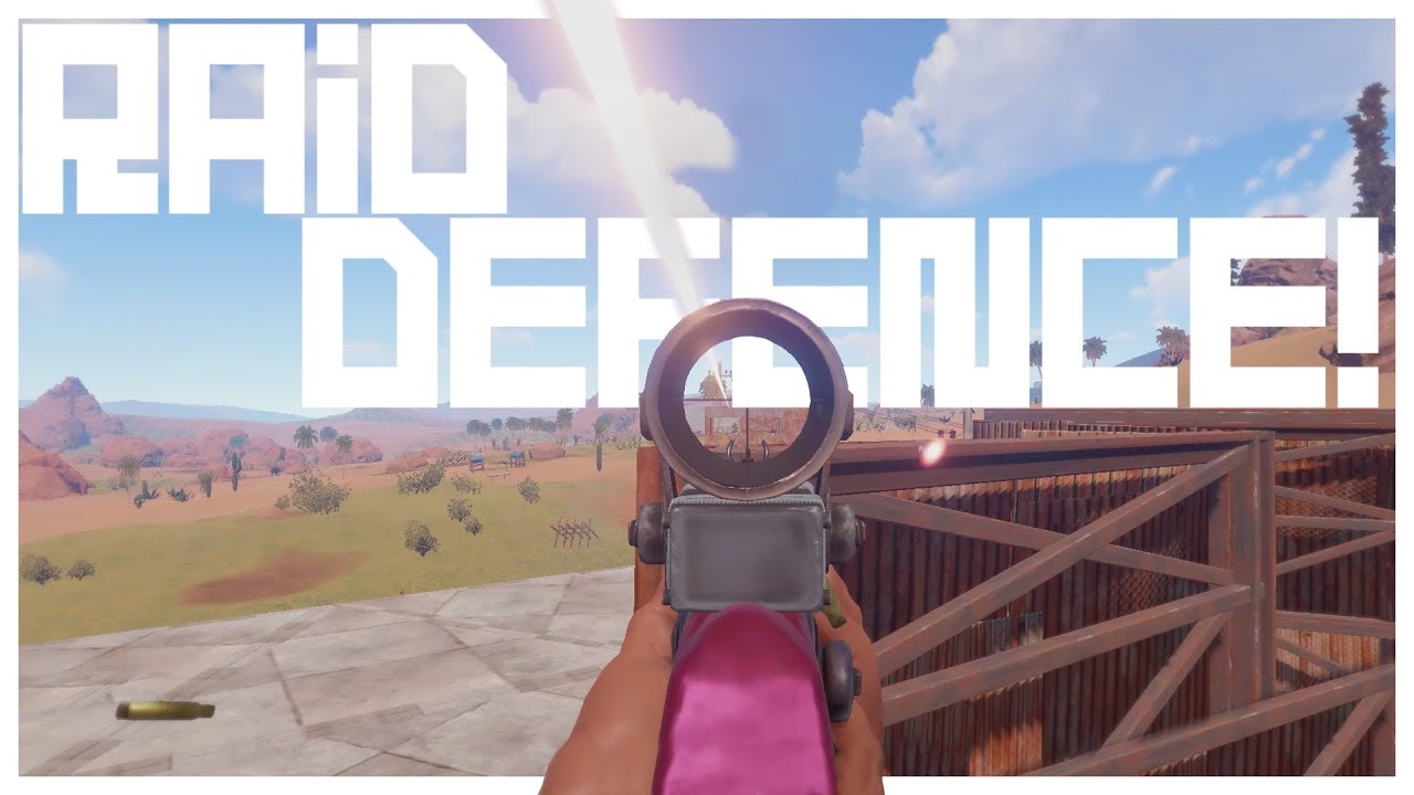 RAID DEFENCE AGAINST ZERG | Rust Vanilla Gameplay - YouTube