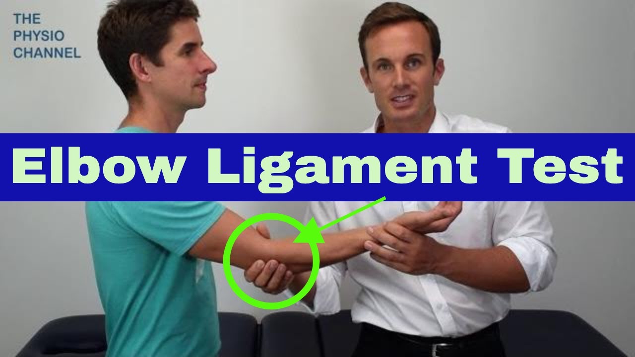 Elbow Lateral Collateral Ligament Test | Elbow Ligament Test | Elbow ...