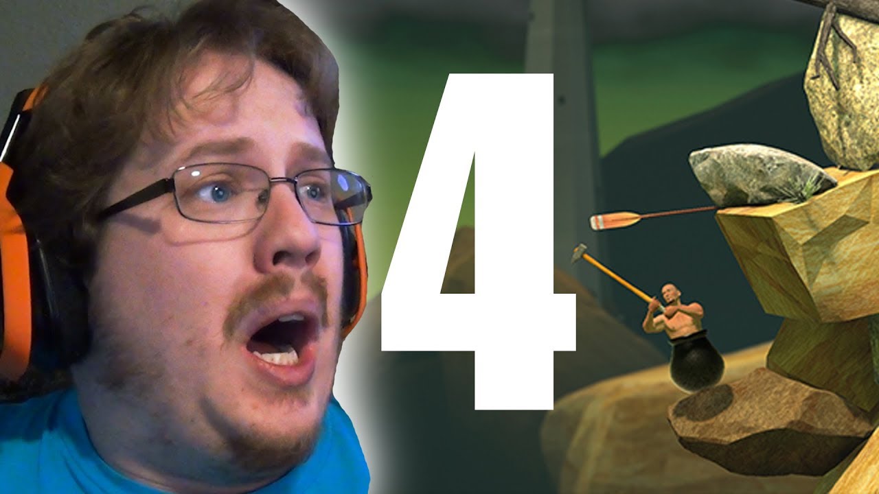 Getting Over It with Bennet Foddy - Part 4: Finally, Progress! - YouTube