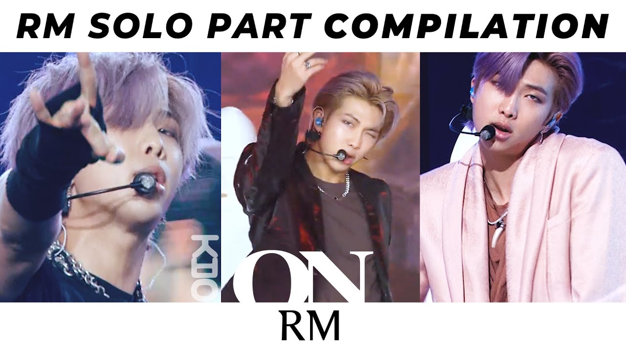 [ RM ] 'ON' 방탄소년단 남준 솔로부분 SOLO PART Compilation | Comback Stage 2weeks ...