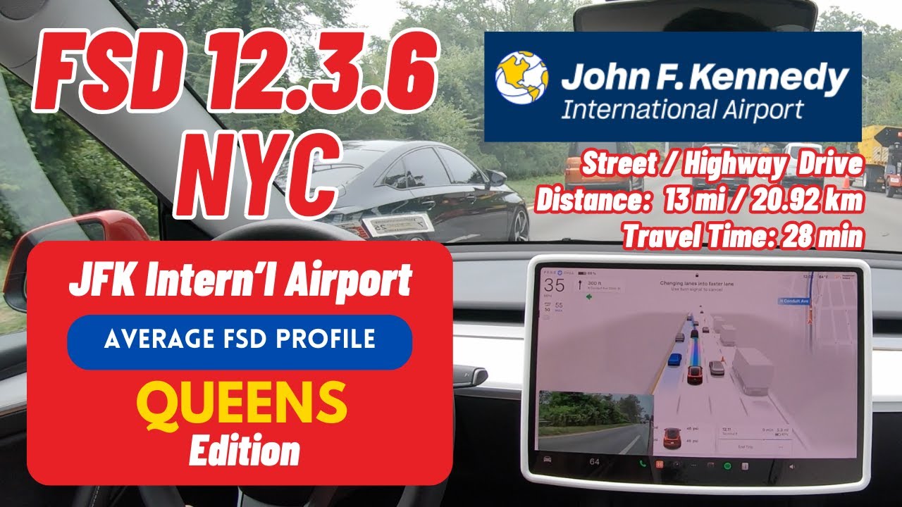 Tesla FSD (Supervised) v12.3.6 Test [AVERAGE FSD Driving Profile]: John ...
