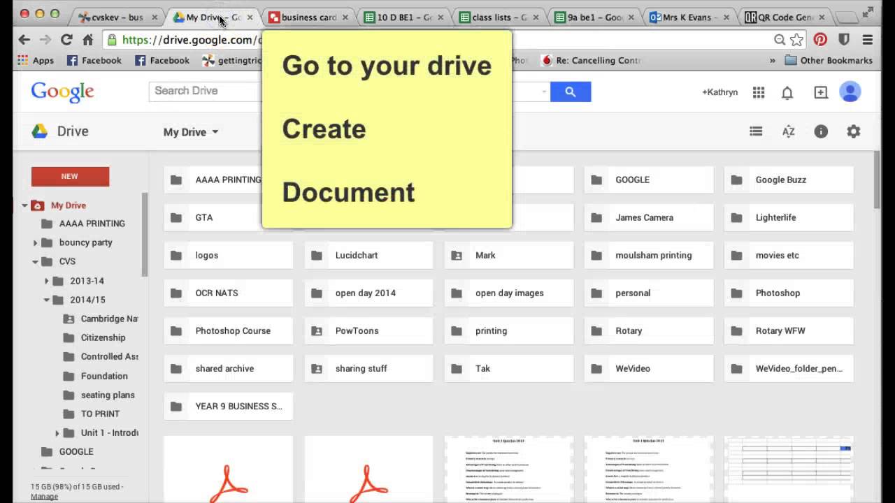 Printing a business card from Google Drawing - YouTube