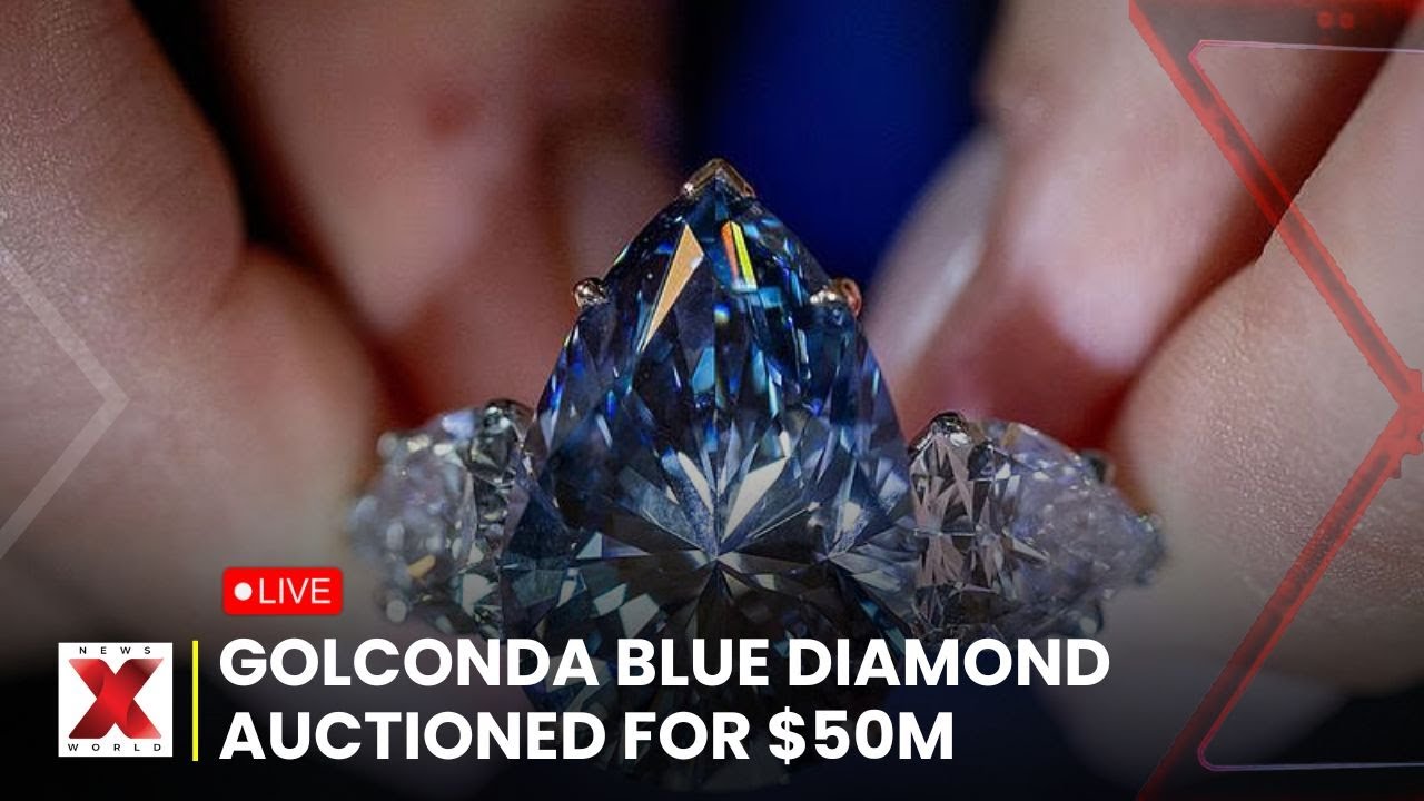 BLUE DIAMOND LIVE : Golconda Blue Diamond: $50M Auction at Christie's ...