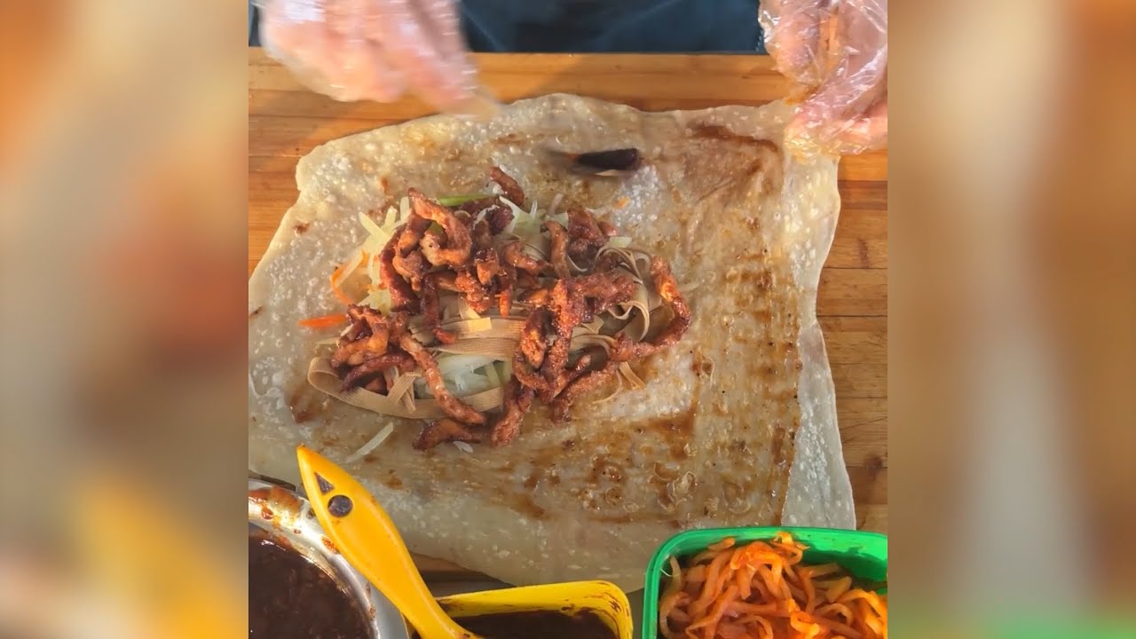 My breakfast:chicken roll with soy sauce - YouTube