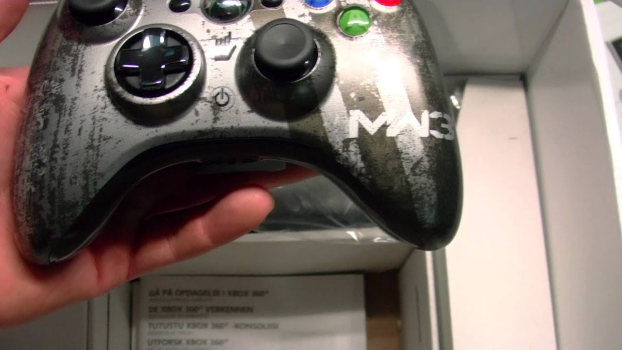 Unboxing Xbox 360 Call Of Duty Modern Warfare 3 Edition - YouTube