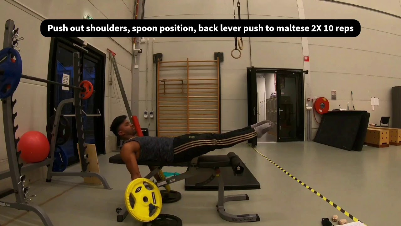 Gymnastics (Planch/ Maltese Strenght and Condition) - YouTube