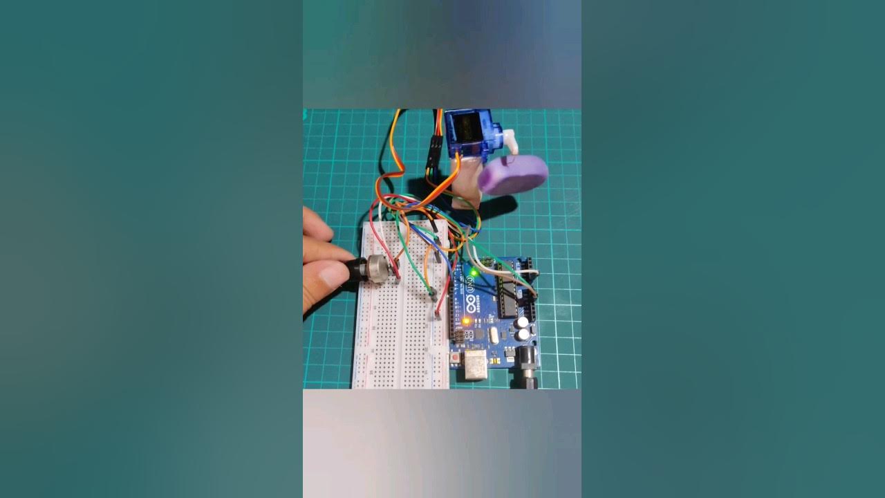 Servo Motor Experiment Using Arduino Arduino Arduinoproject 1534
