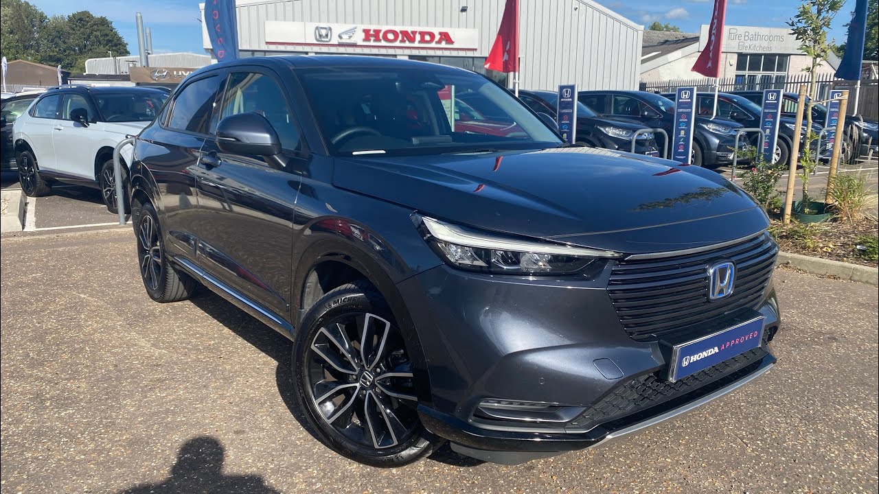 Honda HRV Advance Hybrid in Meteoroid Grey - YouTube