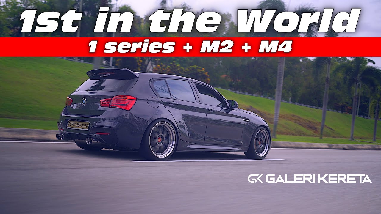 1st In the World | BMW F20 with M4 Engine S55B30 and Front End M2 by ...